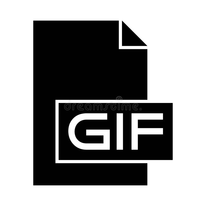 Animated Gif Image Icon or Logo Illustration for Website Stock ...