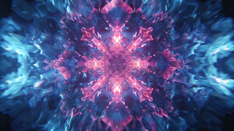 Animated GIF with Morphing Shapes and Kaleidoscopic Stock Illustration ...
