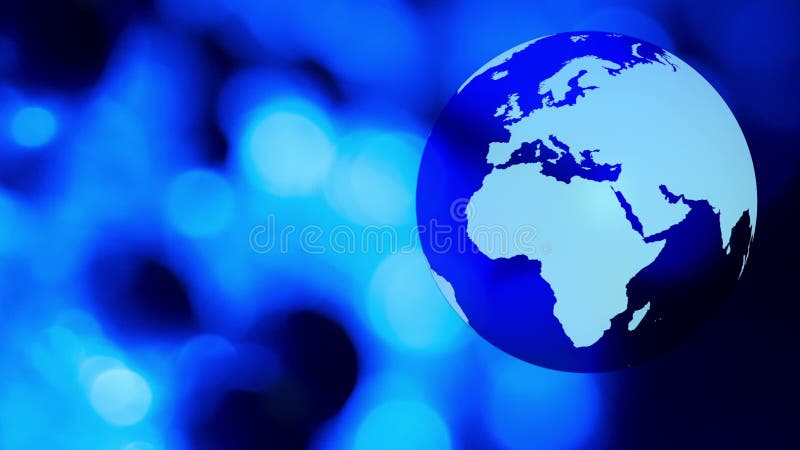 Animated Globe World Background Stock Video - Video of abstract, modern ...