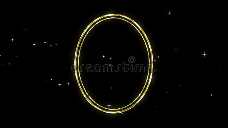 Animated Gold Luxury Globe, Glossy, Mirrored Chrome with Glitter Effect ...