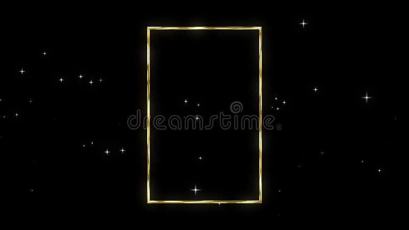 Animated Gold Frame Rectangular Round Oval Frame Wedding Model Frame ...