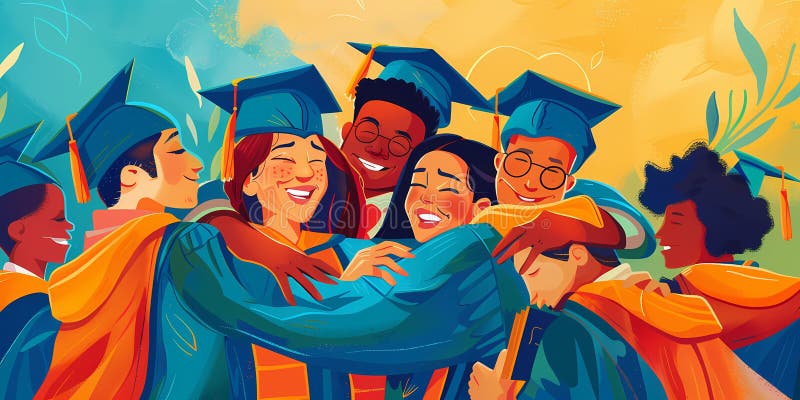 Animated Graduation Celebration Stock Image - Image of ceremony ... Animated Graduation Celebration Stock Image - Image of ceremony ...