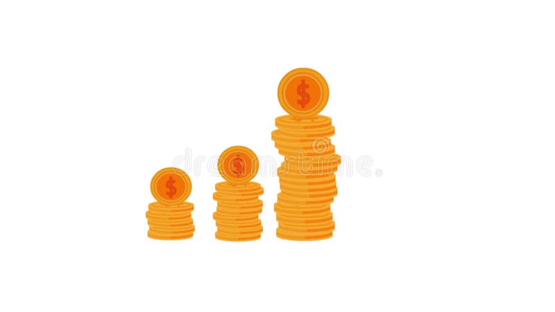 Animated Graph Rising Up. Bar Chart Growth Stock Footage - Video of ...