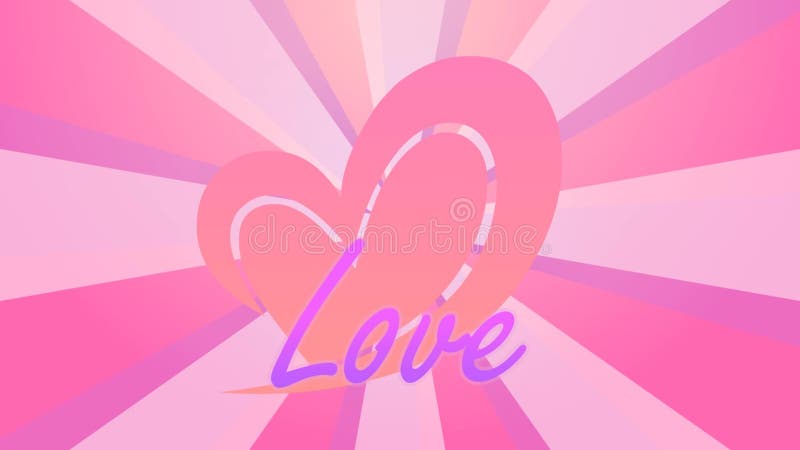Animated Graphic Pop Art. Romantic Theme. Love Animation with Classic ...