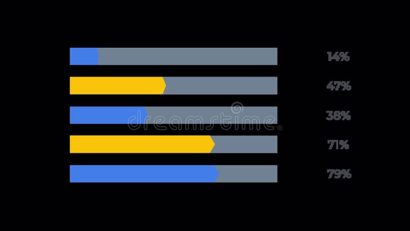 Animated Graphs and Financial Charts. Alpha Channel is on. Stock ...
