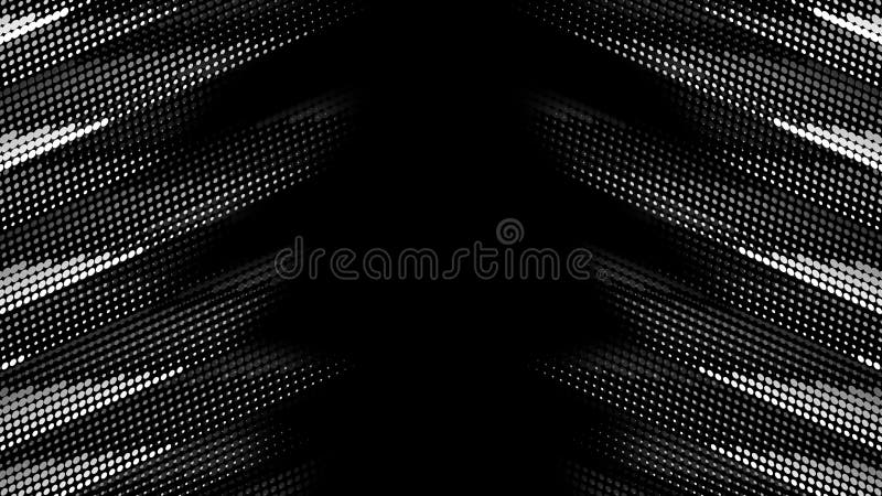 Animated Halftone Dots. White Dots on Alpha. Looped. Stock Footage ...