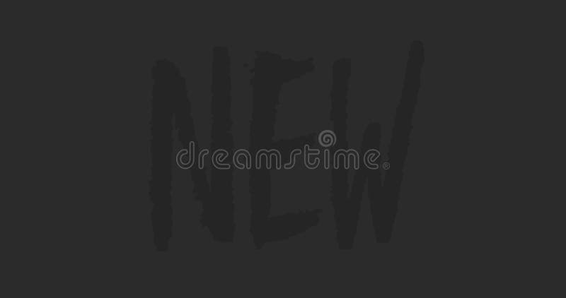 Animated Hand Written New Banner Stock Footage - Video of sale ...