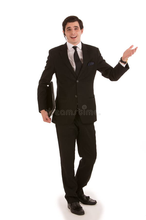 Animated Handsome Young Businessman Stock Photo - Image of male ...