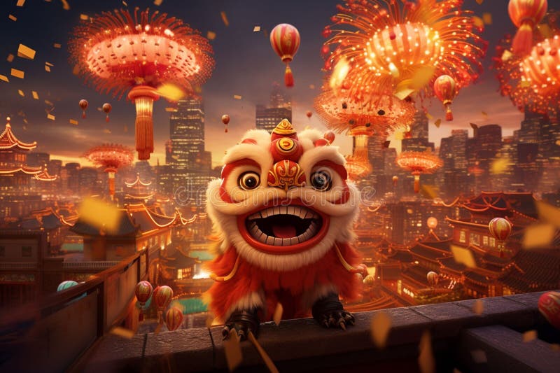 Animated Happy Chinese New Year GIFs Capturing Stock Illustration ...
