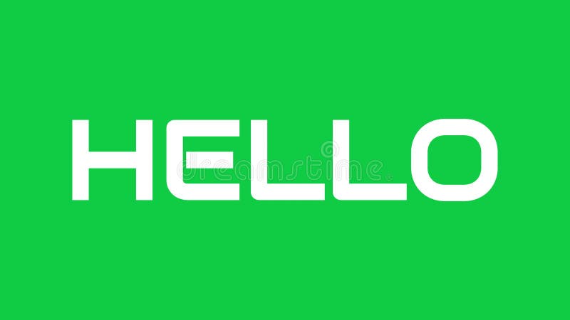 Animated Hello with Echo Text Effect in Red, Green, and Blue Background ...