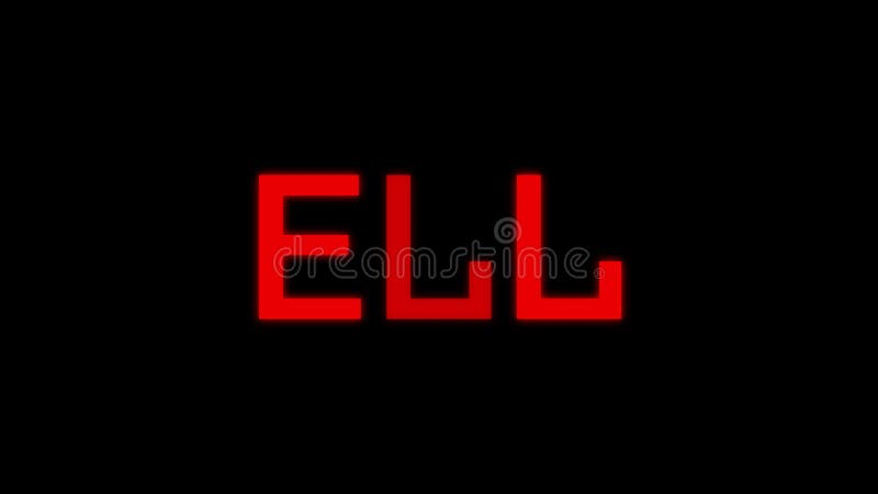 Animated Hello with Flicker and Glitch Text Effect Using Red Neon Color ...