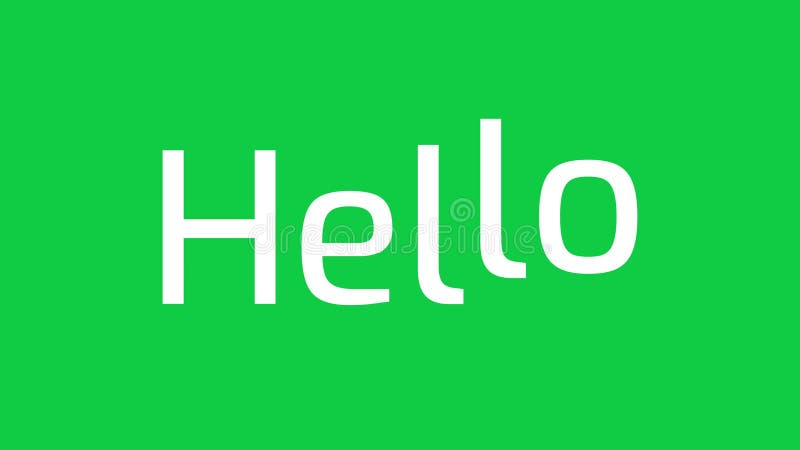 Animated Hello with Flow Text Effect in Red, Green, and Blue Background ...