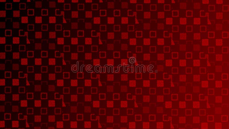 Hexagonal Tile Mirroring Red Color Square Pattern Background Stock ...