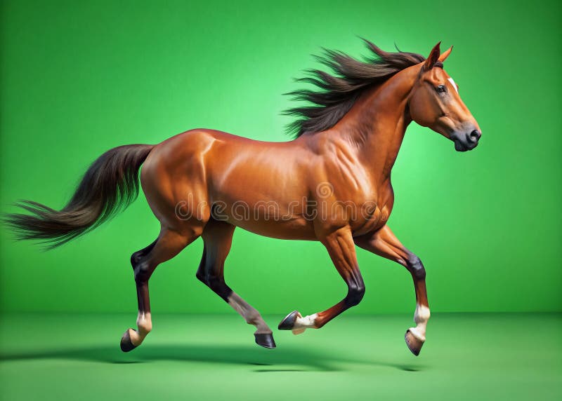 Animated Horse Gait Cycle a Seamless Loop Displaying the Smooth ...