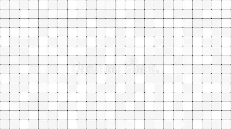Animated Background Grid with Twinkling Dots at Intersections. Stock ...