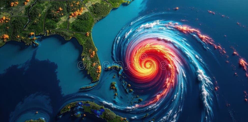 Animated Hurricane Tracking Map, Dynamic Weather Patterns, Weather ...