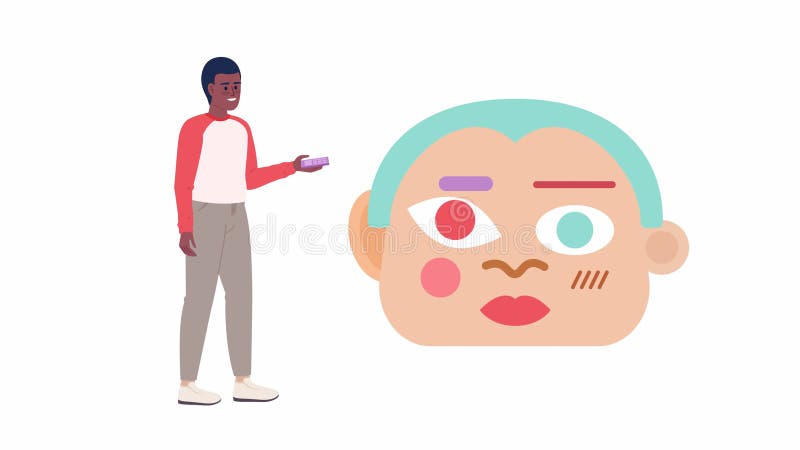 Animated Identifying Target Client Stock Footage - Video of sales ...