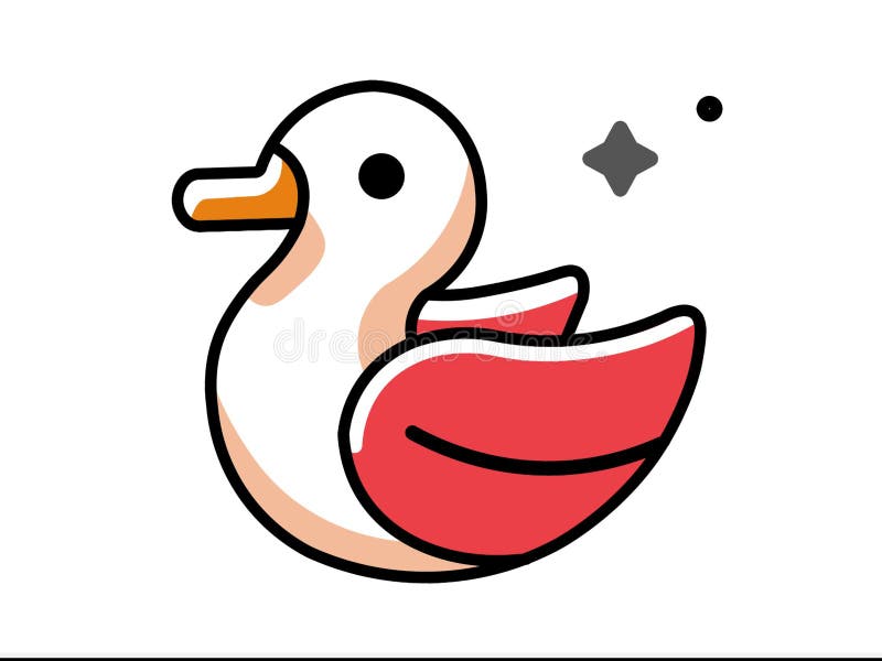 Animated Illustration of Cute Duck Stock Video - Video of bird, cartoon ...