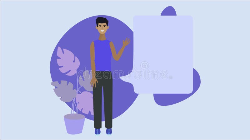 Animated Illustration of Girl Talking and a Text Box Comes Out Stock ... Animated Illustration of Girl Talking and a Text Box Comes Out Stock ...