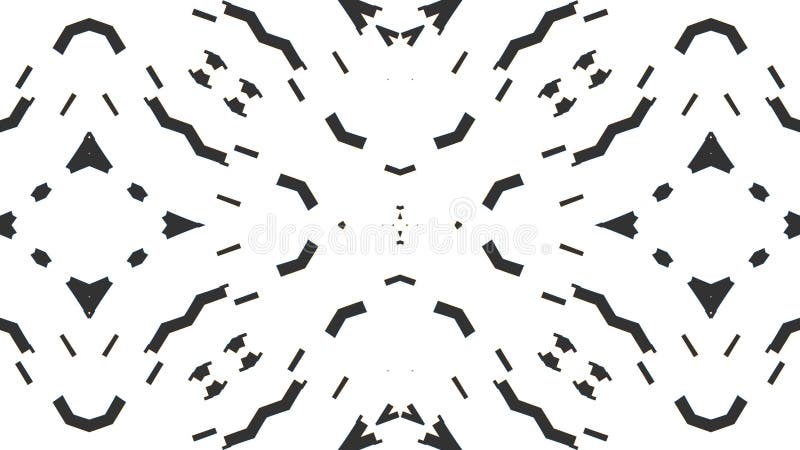 Animated Illustration of Seamless Tech Pattern Loop on White Background ...