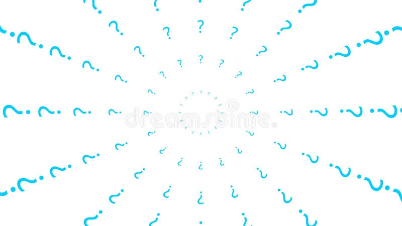 Blue Question Marks Falling Down on Black Alpha Background Stock ... Blue Question Marks Falling Down on Black Alpha Background Stock ...