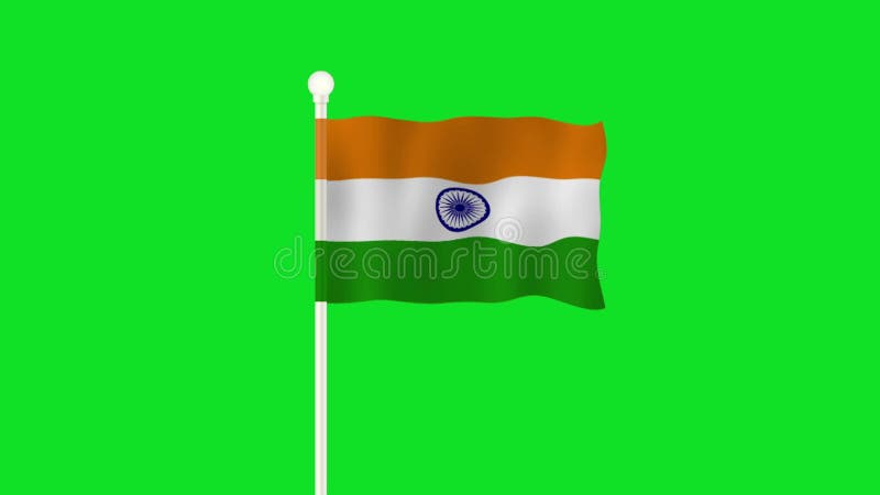 India Flag Flying High at Connaught Place with Pride in Blue Sky, India ...