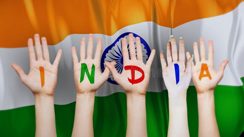 Animated Indian Flag with Rotating Ashoka Chakra Stock Video - Video of ...