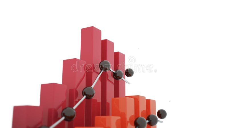 Animated HUD Infographic Element Vertical Max-min Bar Chart. Stock ...