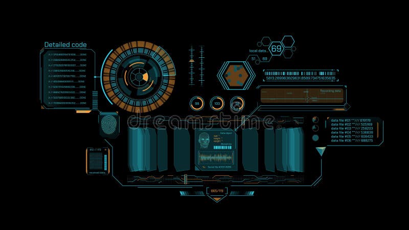 Animated Infographics on the Theme of Biometric Data Management System ...