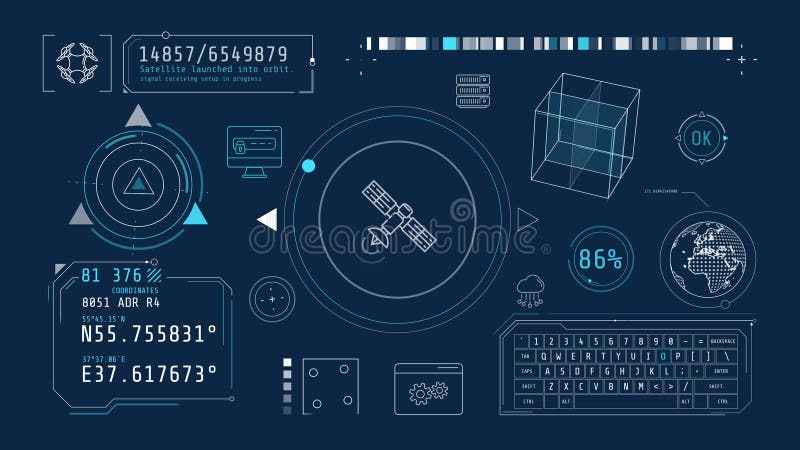 Animation of Detection and Geolocation Infographics on Alpha Channel ...