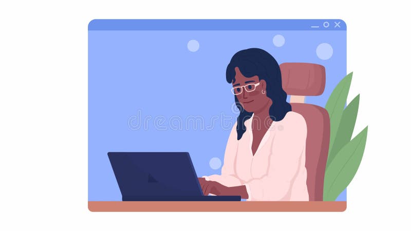 Animated Isolated Remote Coder Stock Footage - Video of design, loop ...