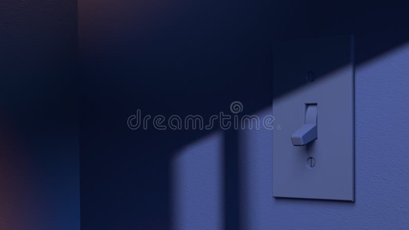 Switch on, Animation. Motion Graphic Design. Alpha Channel. Stock ...