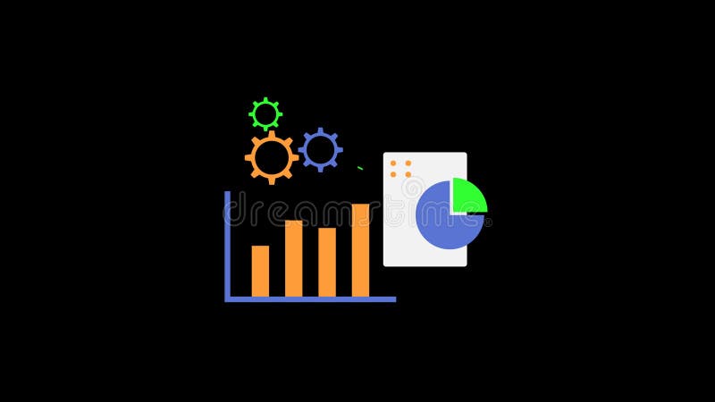 Animated of Line Chart, Bar Graph, Pie Chart, Gears, and Data ... Animated of Line Chart, Bar Graph, Pie Chart, Gears, and Data ...