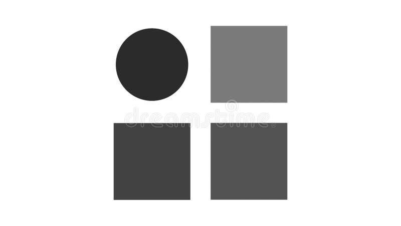 Loading Screen Animation Loop â€“ Shapes Rotating Clockwise Stock ...