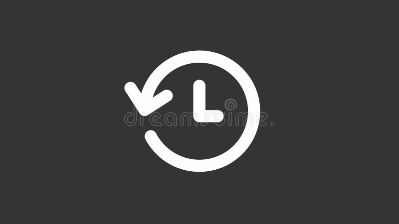 Animated Loading White Line Ui Icon Stock Video - Video of line, progress: 259440995