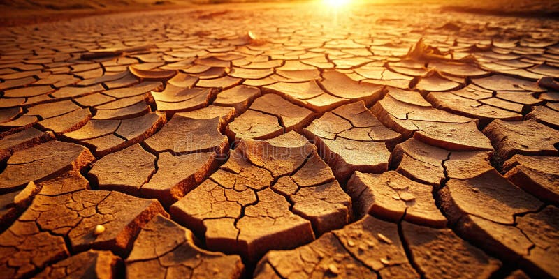 Animated Loop of Dry Cracked Earth a Desertification Background Video ...