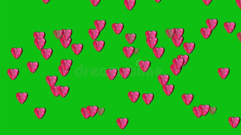 Animated Love Symbol Shape Moving Down and Colored Stock Video - Video ...