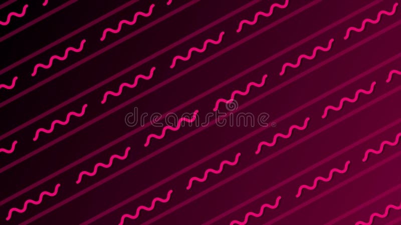 Magenta Red Color Parallel Squiggly Line Pattern Background Stock ...