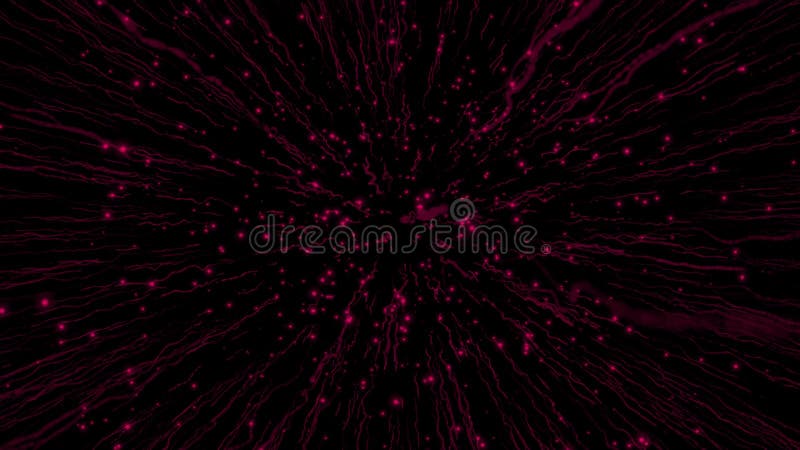 Magenta Red Color Sparkling Glitter Particles Motion Background Stock ...