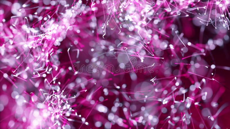 Magenta Red Exploding Particles Abstract Wavy Pattern Background Stock ...