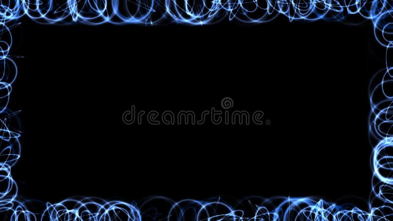 Animated Magic Frame for Holiday Video and Animation. Stock Footage ...