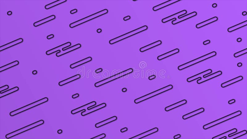 Minimal Geometrical Basic Shapes Over Purple Background Stock Footage ...