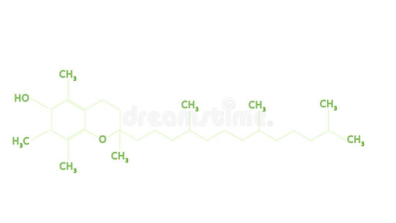 Animated Molecular Structure of Vitamin E Stock Video - Video of ...