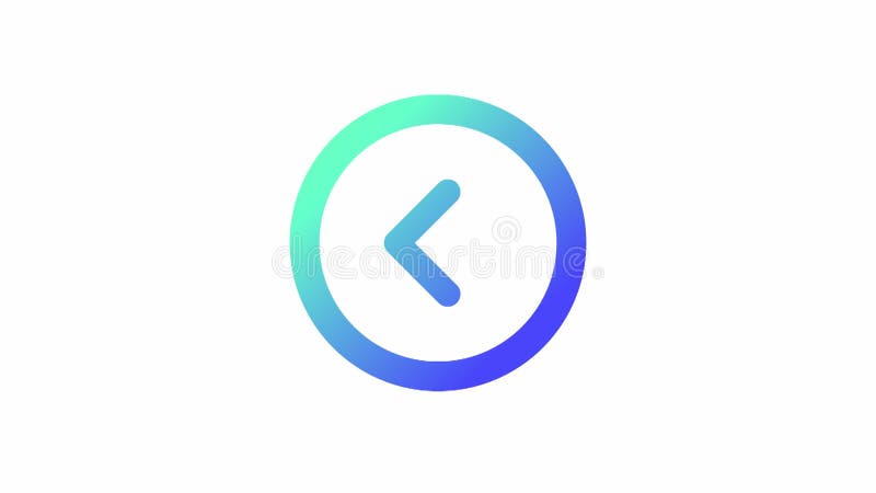 Animated Move To Right Linear Icon Stock Video - Video of animated, animation: 258694633