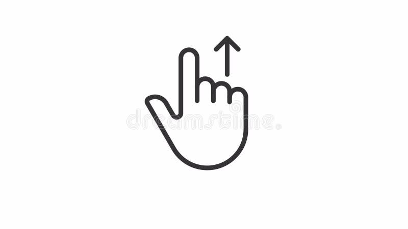 Animated Move To Right Linear Icon Stock Video - Video of animated ...