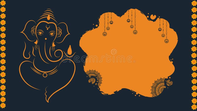 Animated Moving Background Texture of Wedding Invitation with Text ...