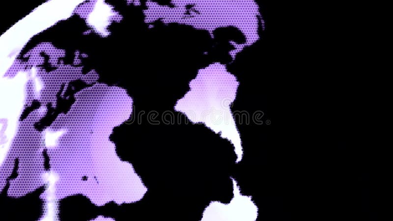 Animated Moving Motion Background Showing Planet Earth from Space Stock ...