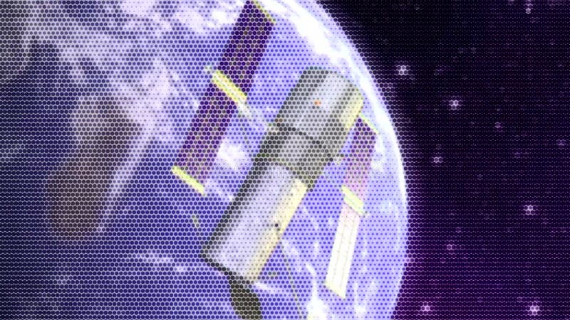 Animated Moving Motion Background Showing Planet Earth from Space Stock ...