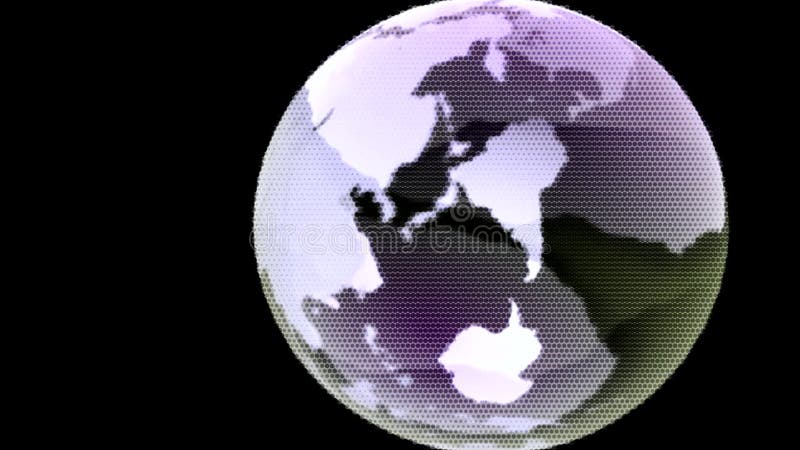 Animated Moving Motion Background Showing Planet Earth from Space Stock ...