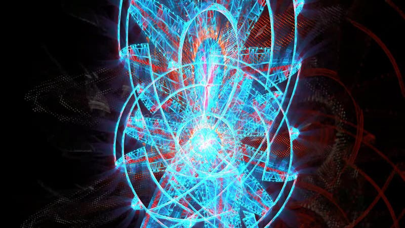 Animated Moving Pictures. Digital Moving Multicolored Figures in Dance ...